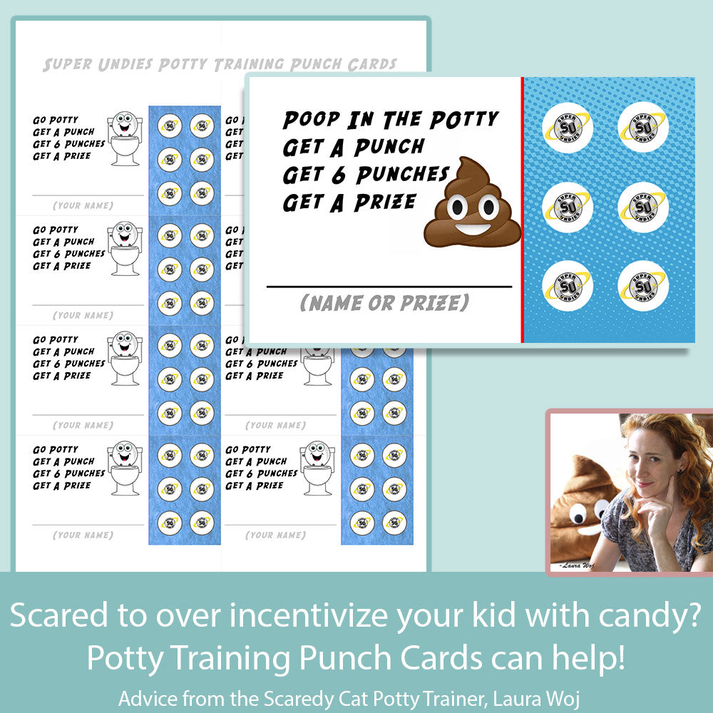 Potty Training Punch Cards Download – Super Undies